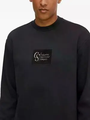 Columbia Crew-neck Sweatshirt With Logo Patch
