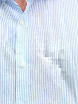 MC2 SAINT BARTH Striped Linen Shirt