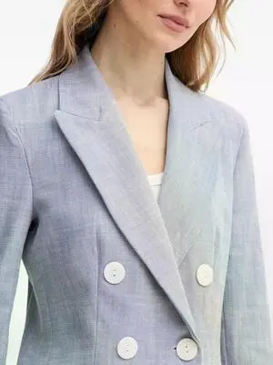 PEDRO DEL HIERRO Double-breasted Linen Blazer