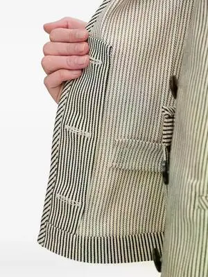 SESSUN Striped Buttoned Waistcoat