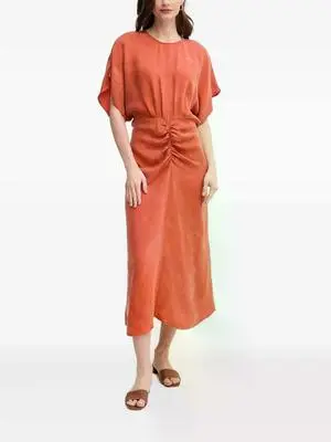 HOSS INTROPIA Textured Cinched Midi Dress
