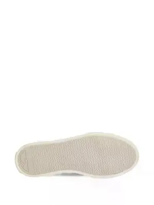 S.W.C STEPNEY WORKERS CLUB Flower-print Slip-on Sneakers - Black
