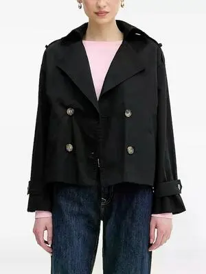 Sisley Double-breasted Cropped Jacket