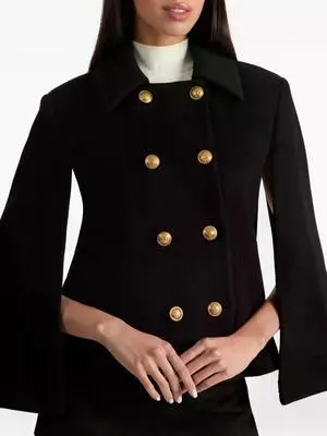 Alice + Olivia Reynalda Double-breasted Cape Coat
