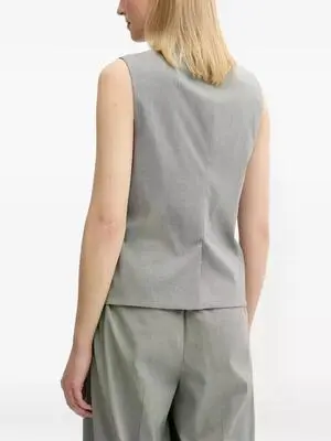 SAMSOE SAMSOE Button-fastening Sleeveless Top