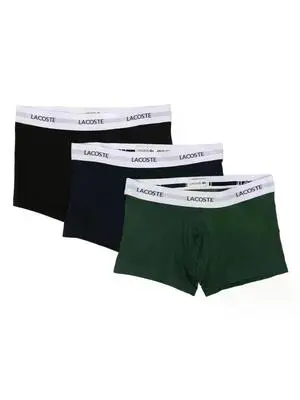 Lacoste Three-pack Cotton Boxers - Blue
