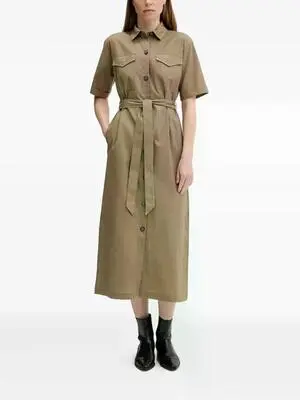 Barbour Belted Midi Shirt Dress
