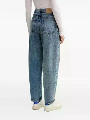 American Vintage High-waist Acid-wash Jeans