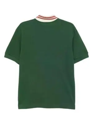 Lacoste Striped-collar Polo Shirt