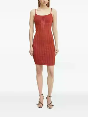 Guess Ribbed Knit Mini Dress
