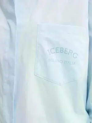 Iceberg Logo-embroidered Pocket Shirt