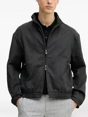 Emporio Armani Logo-print Zip-up Jacket