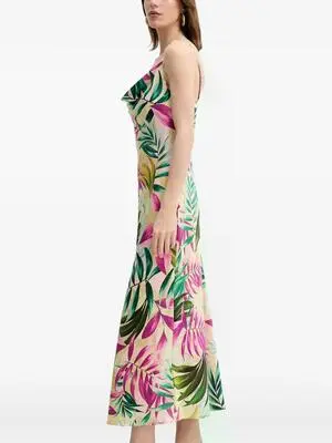 Guess Leaf-print Slip Dress