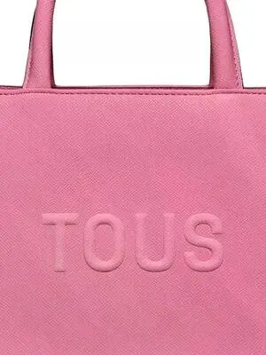 TOUS Embossed Logo Tote Bag - Pink
