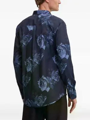 BRUUNS BAZAAR Rose-print Shirt