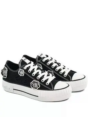 Karl Lagerfeld Rose-embellished Sneakers