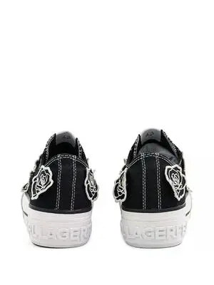 Karl Lagerfeld Rose-embellished Sneakers