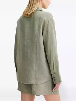 SAMSOE SAMSOE Button-down Linen Shirt
