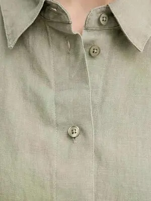 SAMSOE SAMSOE Button-down Linen Shirt
