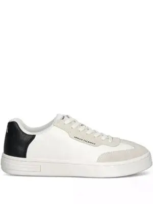 Armani Exchange Panelled Leather Sneakers
