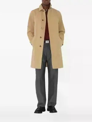 Burberry Wool Coat - Neutrals