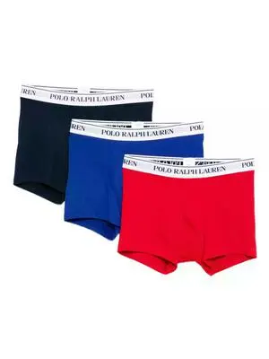 Polo Ralph Lauren Logo-waistband Briefs - Blue