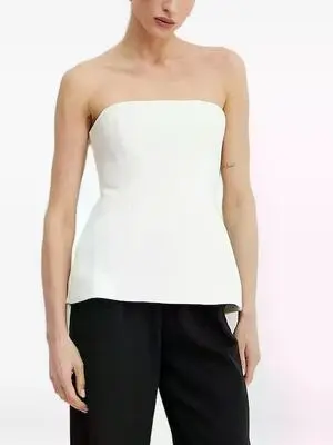 Bardot Strapless Peplum Top