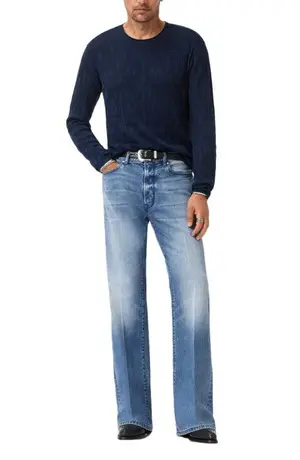 John Varvatos Brycen Argyle Organic Cotton Sweater