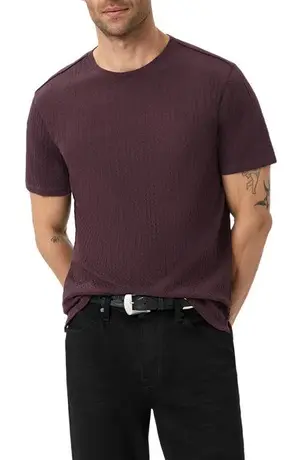 John Varvatos Brasse Crewneck T-shirt - Plum