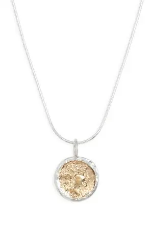 CHILD OF WILD Circe Coin Pendant Necklace - Silver