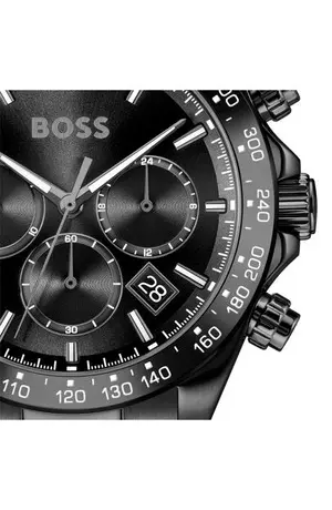 BOSS Chronograph Bracelet Watch - Black