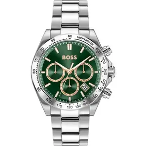 BOSS Chronograph Bracelet Watch - Green