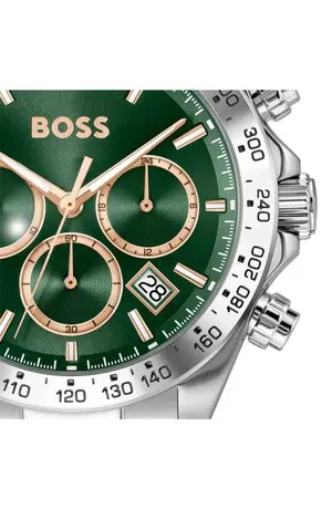 BOSS Chronograph Bracelet Watch - Green