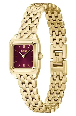 BOSS Petite Mae Bracelet Watch - Red
