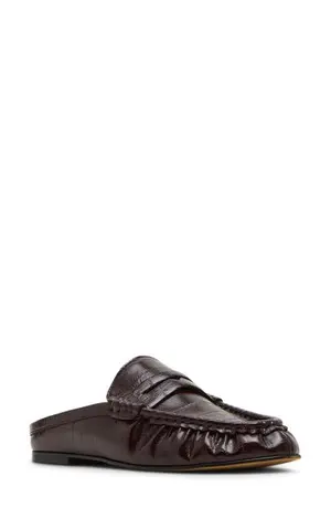 Steve Madden Rafe Loafer Mule - Burgundy