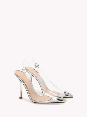 GIANVITO ROSSI Diana Pump With Pointed Toe And Buckle - Silver Tpu