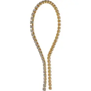 EPONA VALLEY Josephina Magnus Swarovski Drop Chain Headband - Gold