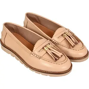 JELAVU Leather Loafer - Sand