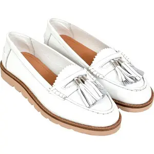 JELAVU Leather Loafer White