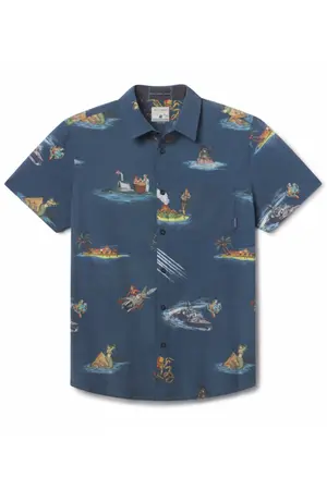 BAJA LLAMA Sailor Storiesvagabond Button Up Navy