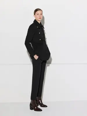 CALLAS MILANO Clara Double-face Virgin Wool Pea Coat