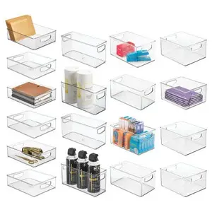 IDESIGN 18-piece Bin Organization Set - Clear