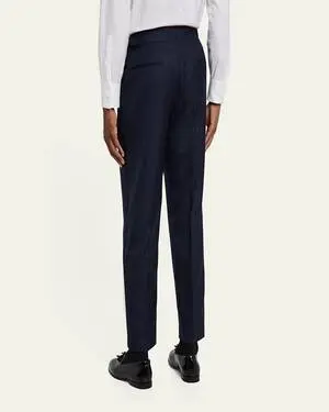 Brunello Cucinelli Side-tab Pleated Trousers