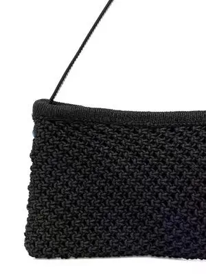 Karl Lagerfeld Beaded Knit Shoulder Bag