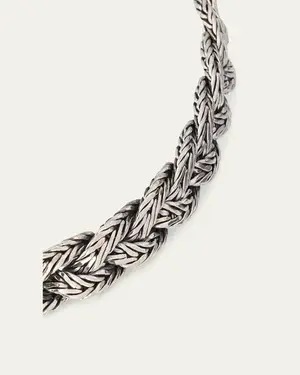 JAN LESLIE Braided Sterling Bracelet