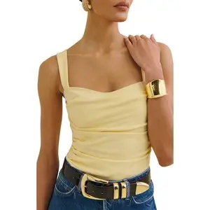 Ruched Camis Tanks For Women