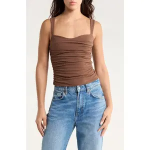 Ruching Knit Tops