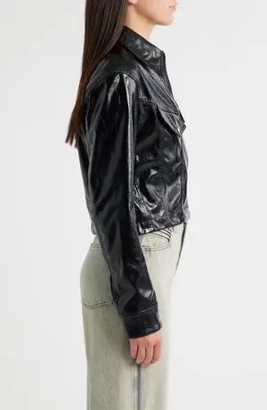 Hugo Boss Jasita Leather Jacket