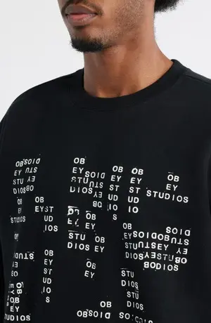 Obey Studios Stamp Heavyweight Crewneck Sweatshirt