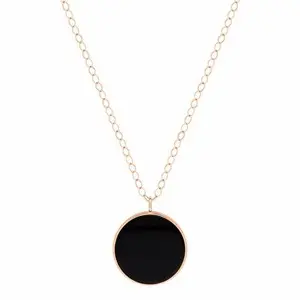 Ginette Ny Jumbo Ever Necklace - Black Onyx